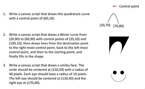 Solved Control Point Write A Canvas Script That Draws Chegg