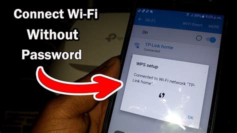 Connect To Wifi Without Password Using Wps Push Button Youtube