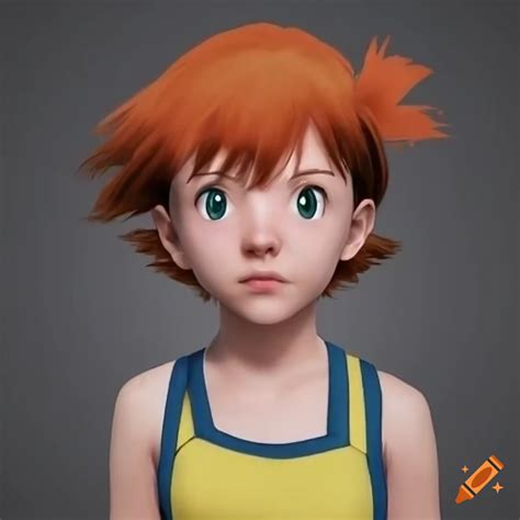 Realistic Portrayal Of Misty From Pokemon Season 1 On Craiyon