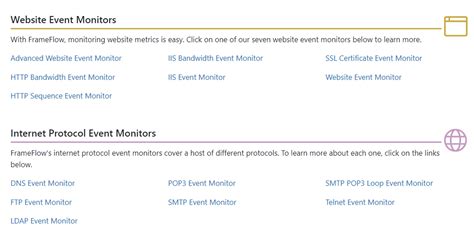 Day 8 IT System Event Monitors By Category FrameFlow