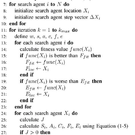 Dragonfly Pseudocode Source 43 Download Scientific Diagram