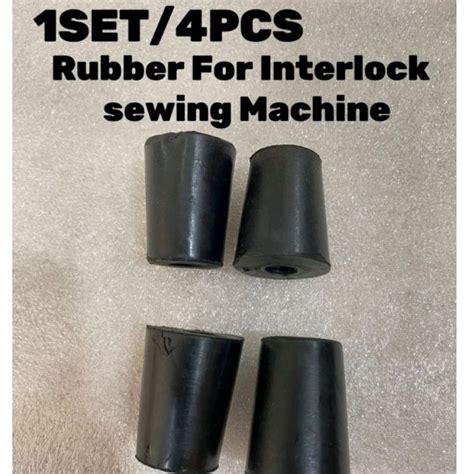 1set4pcsinterlock Head Rubber Cursion Coverstich Industry Machine