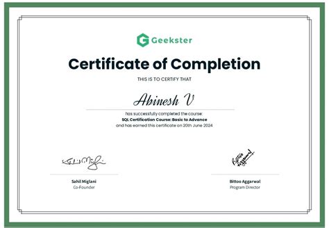 Abinesh V On Linkedin Sql