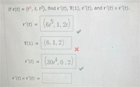 Solved If R T T5 T T2 Find R′ T T 1 R′′ T And