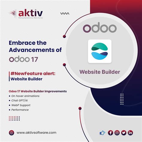 odoo17 website builder updates empower you with new features aktiv