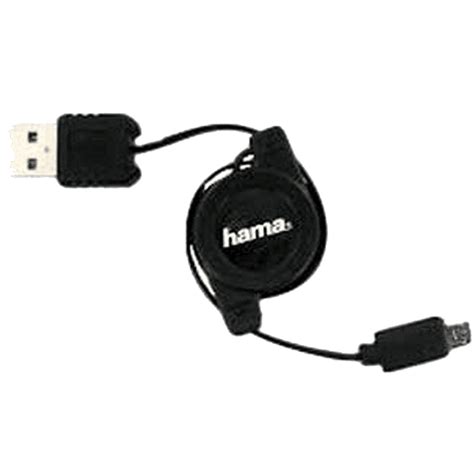 Buy Hama 75 Cm Usb 2 0 Type A To Micro Usb Cable 104825 Black Online Croma