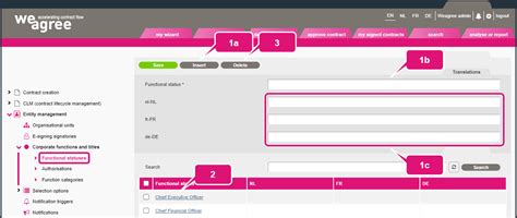 Customising Entity Management Dropdowns Weagree