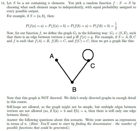solved 14 let s be a set containing n elements you pick a