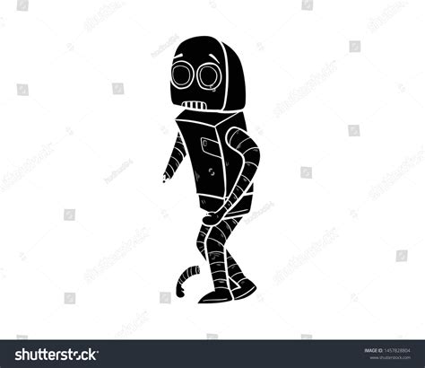 robot broken vector hand drawing 库存矢量图（免版税）1457828804 shutterstock
