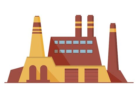 Premium Vector Factory Building