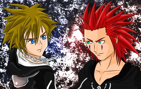 Sora And Axel By Iori Testament On Deviantart