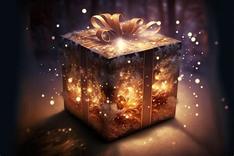 Premium Ai Image Mysterious T Box For Present