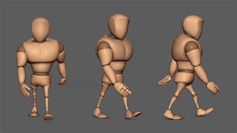 ArtStation - Beefy Walk Cycle: 3D Animation