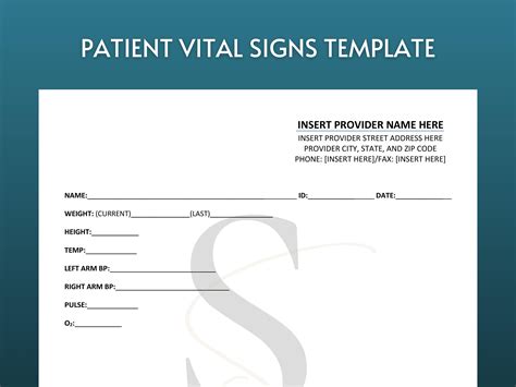 Printable Blank Vitals Log Sheet Template Pdf In 2024 Vital Signsfree