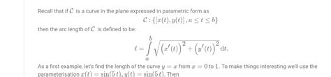 Solved Recall That If C ﻿is A Curve In The Plane Expressed