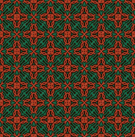 Premium Vector Seamless Pattern Decorative Symmetries Ornament Pattern Vector Illustration