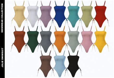 Swimwear Collection Part 1 Roupas Sims The Sims 4 Roupas Sims