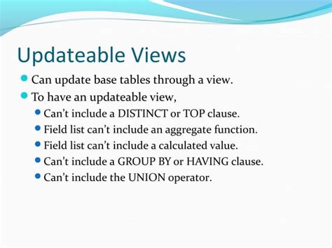 Sql Server Views Ppt