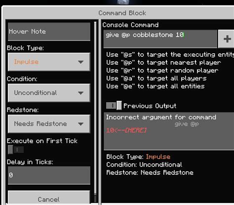 Why Isnt This Command Working R Minecraftcommands