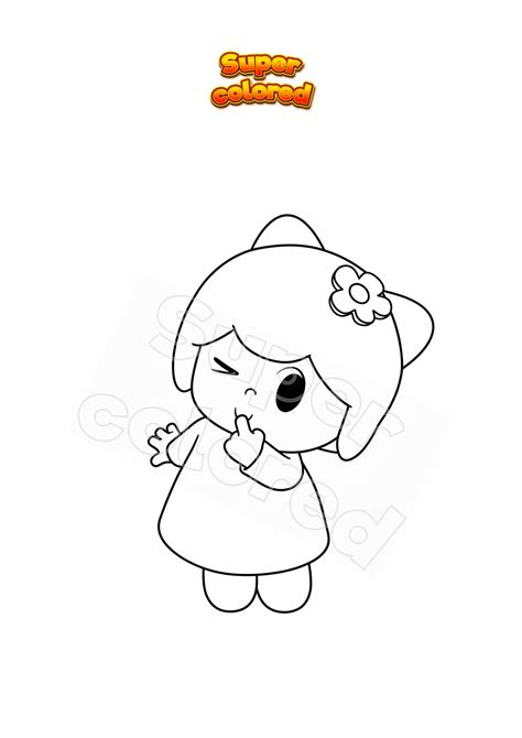 18 Dibujos Para Colorear Pocoyo