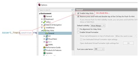 Visual Studio Disable The Parameter Name Next To The Value Stack Overflow
