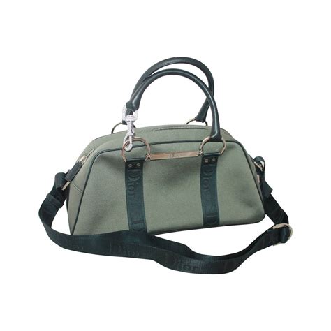 Christian Dior Grey And Black Fabric Hardcore Handbag At 1stdibs Dior