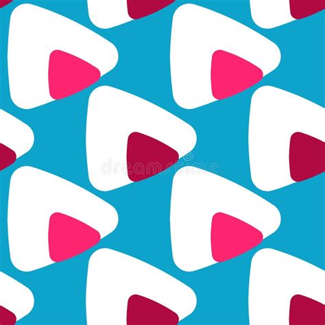 Seamless Triangle Pattern Vector Background Stock Illustration Illustration Of Print Fabric