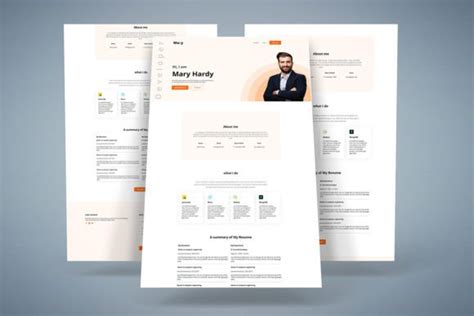 Portfolio Html Web Template Graphic By Graphics Throne · Creative Fabrica