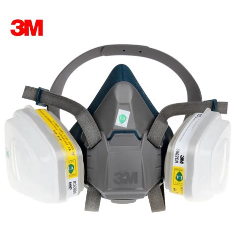 3m 6502 6002 Half Facepiece Mask With Acid Gas Cartridge Respiratory