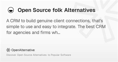 3 Best Open Source Folk Alternatives In 2025