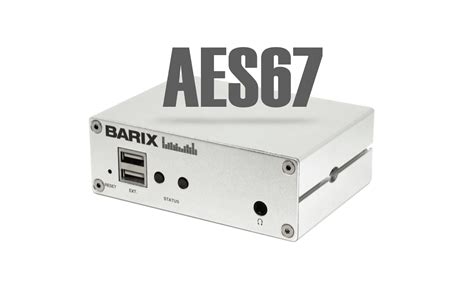 Barix To Offer Aes67 Training With Ip Audio Devices • Redtech
