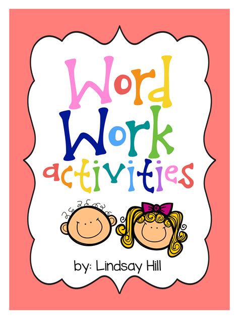 Live Laugh And Learn In Second Grade Word Work Activities