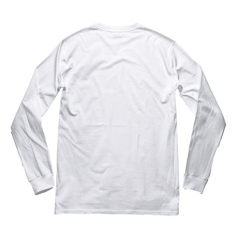 白色 T 恤长袖样机的背面 襯衫 布 背部png去背圖片素材免費下載，免摳圖設計圖案下載 Pngtree