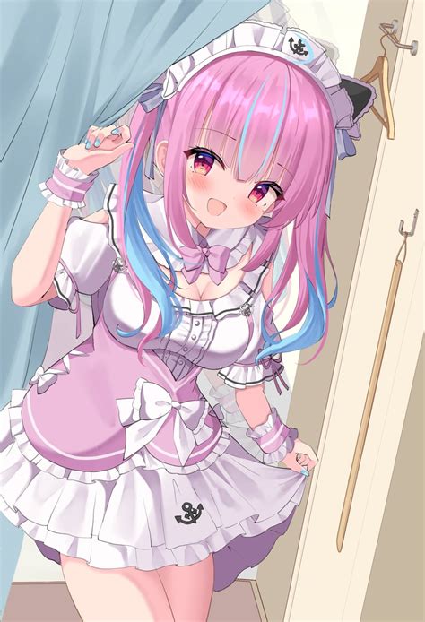 Minato Aqua And Minato Aqua Hololive Drawn By Kanti Danbooru