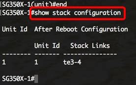 Configure Stack Settings On A Switch Through The CLI Cisco