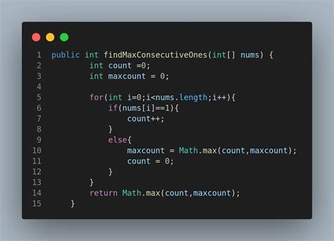Day 21 Of 100daysofcodechallenge Max Consecutive Ones Ruthvik Js