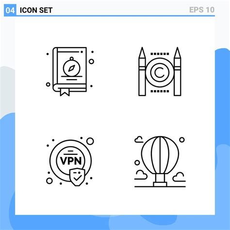 Modern Line Style Icons Outline Symbols For General Use Creative Line Icon Sign Isolated On