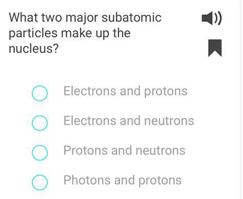 What Two Major Subatomic Particles Make Up StudyX