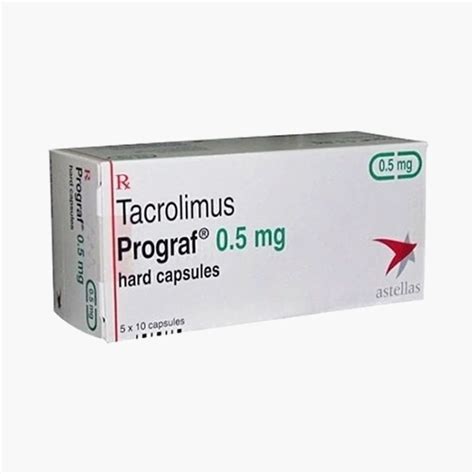 Prograf 05mg Hard Capsule At ₹ 115695strip इम्यूनोसप्रेसिव दवा In