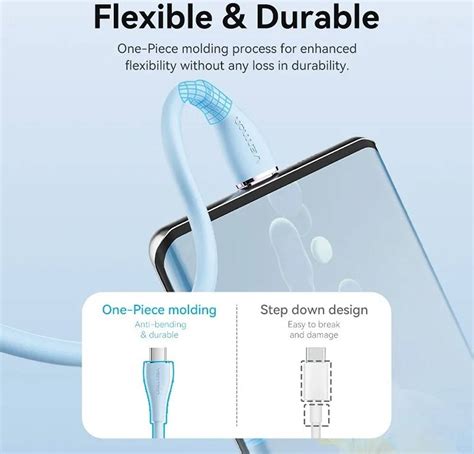 Vention Usb C Male To Male A Cable Dirt Resistance Anti Stain Anti Oil Silicone Type