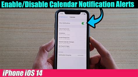 IPhone IOS 14 How To Enable Disable Calendar Notification Alerts YouTube