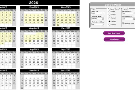 Fully Functional Dynamic Calendar Control In Vba Pk An Excel Expert