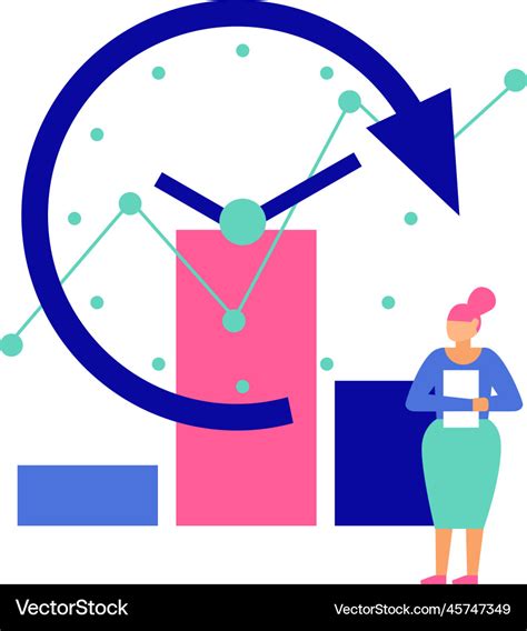 Data Analysis Backup Composition Royalty Free Vector Image