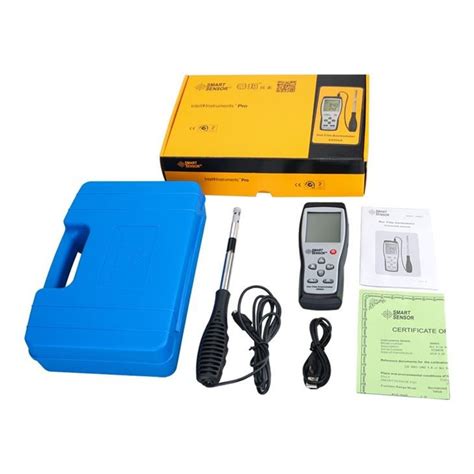 China Customized Digital Usb Hot Film Anemometer With Data Stroage