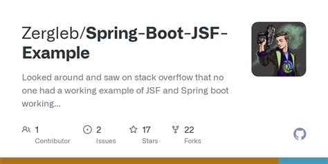 Github Zerglebspring Boot Jsf Example Looked Around And Saw On