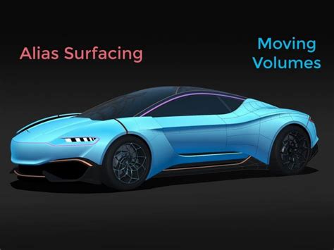 autodesk alias surfacing moving volumes car body design