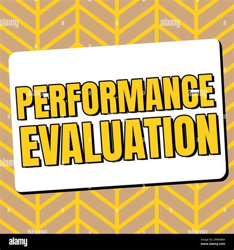 Text Showing Inspiration Performance Evaluation Word For The