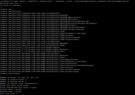 Samba 系列六使用 Rsync 命令同步两个 Samba AD DC 之间的 SysVol 目录 LinuxStory
