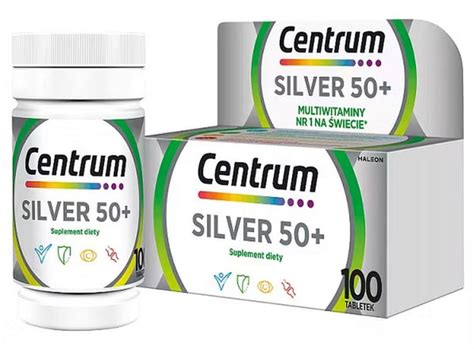 Centrum Silver 50 Vitamin And Mineral Set 100 Tablets Uk