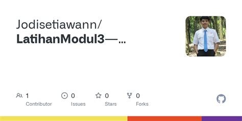 Github Jodisetiawann Latihanmodul Pemrograman Web